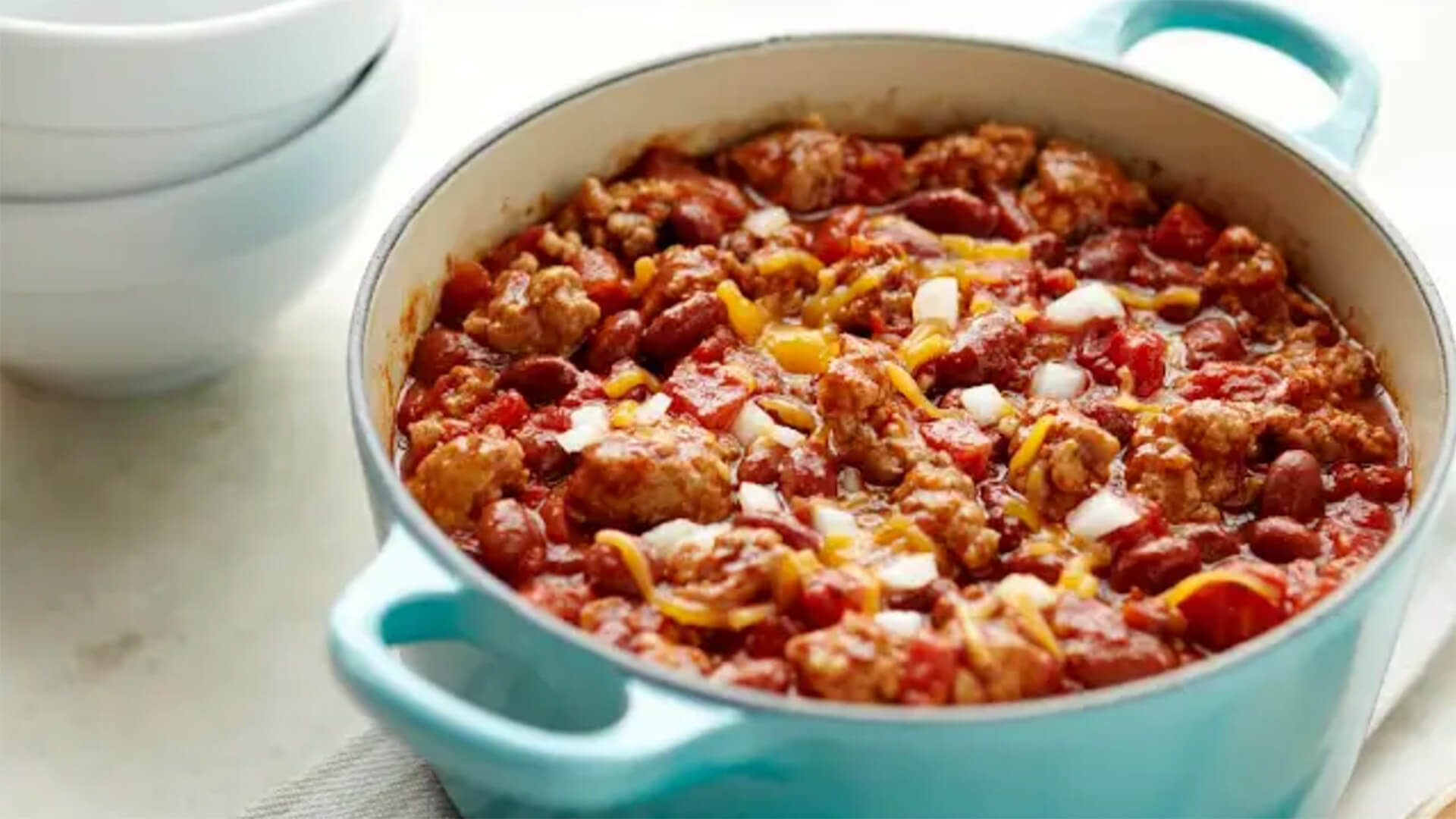 Chili with Ground Pork - Soulful Pork