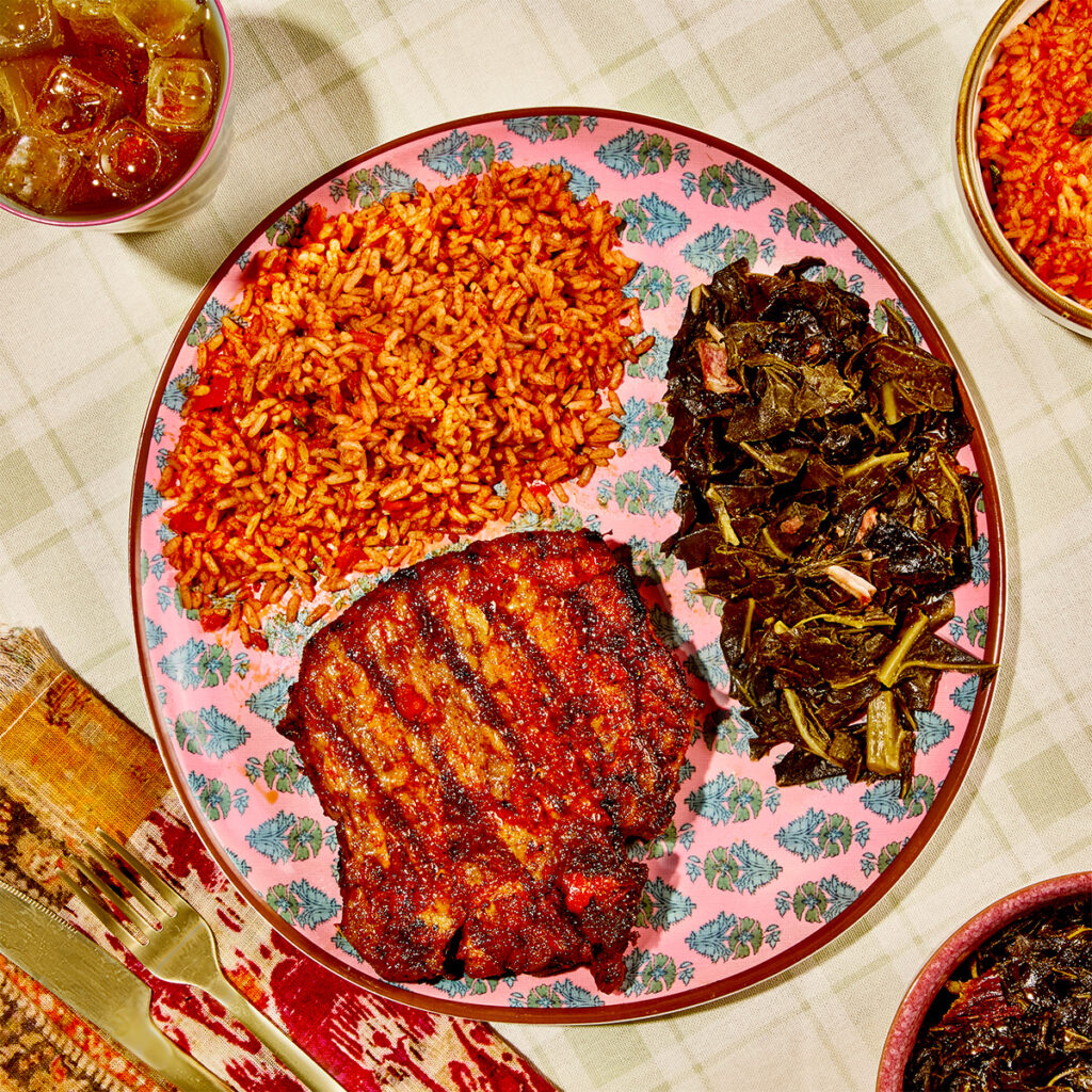 Spicy Grilled Jollof-Inspired Pork Chops - Soulful Pork