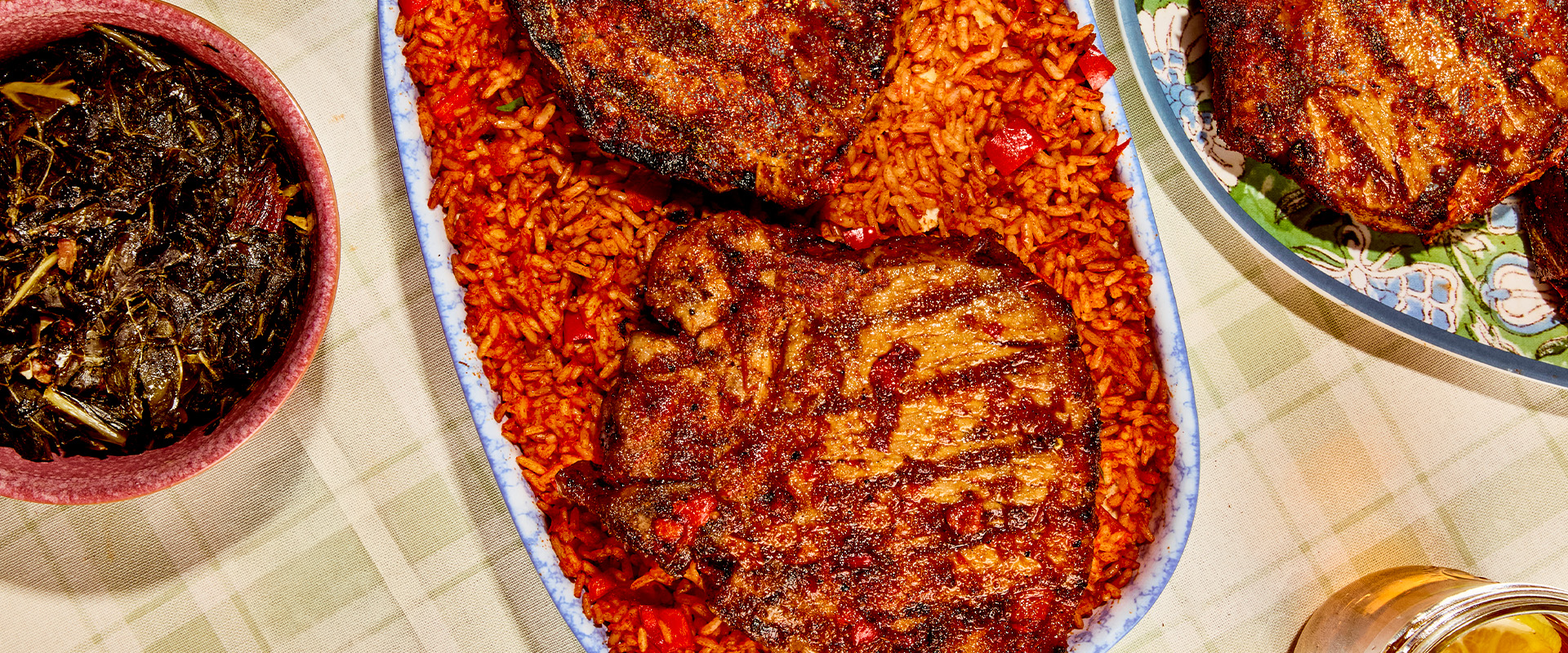 Spicy Grilled Jollof-Inspired Pork Chops - Soulful Pork